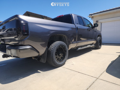 2015 Toyota Tundra with 18x9 12 Vision Rocker and 265/65R18 Falken ...