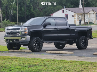 2014 Chevrolet Silverado 1500 Wheel Offset Aggressive > 1" Outside ...