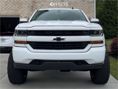 2016 Chevrolet Silverado 1500 with 20x12 -51 Vision Brawl and 35/12 ...