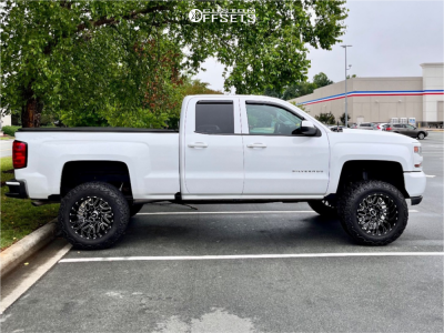 2016 Chevrolet Silverado 1500 with 20x12 -51 Vision Brawl and 35/12 ...