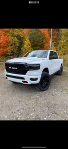 2021 Ram 1500 with 22x10 -19 TIS 554BM and 35/12.5R22 Toyo Tires Open ...