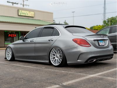2016 Mercedes-Benz C300 with 19x10 35 Rotiform Rse and 225/35R19 ...
