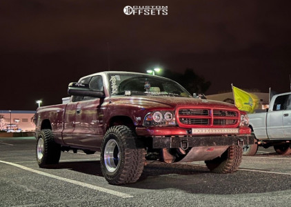 1999 Dodge Dakota with 15x10 -38 Alloy Ion Style 171 and 31/10.5R15 ...