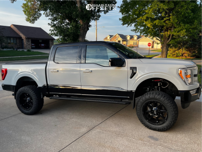 2023 Ford F-150 Wheel Offset Aggressive > 1" Outside Fender Suspension ...