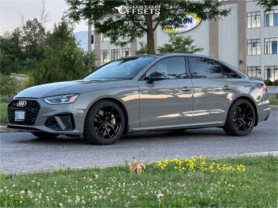 2020 Audi A4 Quattro with 18x8.5 35 Aodhan Aff7 and 245/40R18 Michelin ...