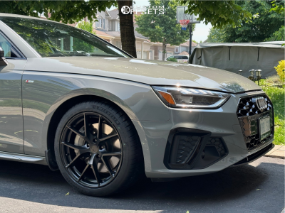 2020 Audi A4 Quattro with 18x8.5 35 Aodhan Aff7 and 245/40R18 Michelin ...