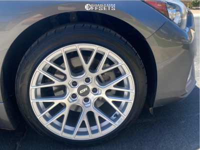 2019 INFINITI Q50 with 18x9.5 22 ESR Rf11 and 245/40R18 Nitto Nt555 G2 ...