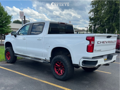 2019 Chevrolet Silverado 1500 with 20x10 -25 Vision Korupt and 35/12 ...