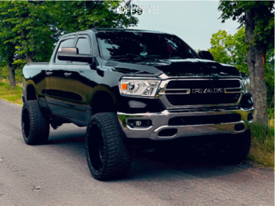 2019 Ram 1500 with 24x12 -51 Vision Rocker and 35/13.5R24 Radar ...
