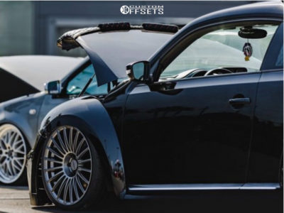 2012 Volkswagen Beetle with 19x9.5 25 Rotiform Buc and 255/35R19 ...