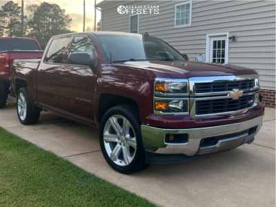2014 Chevrolet Silverado 1500 with 22x9 24 Factory Reproductions Fr47 ...