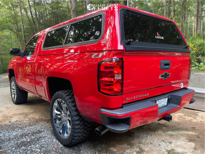 2018 Chevrolet Silverado 1500 with 22x9 24 4Play OE Wheels Cv43 and 33/ ...