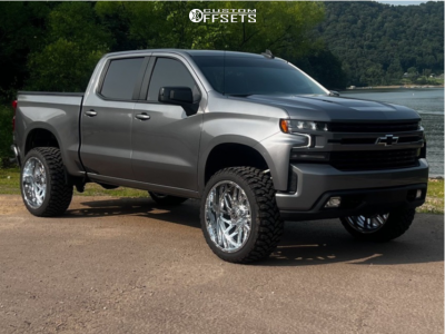 2021 Chevrolet Silverado 1500 with 24x12 -44 TIS 544C and 35/12.5R24 ...