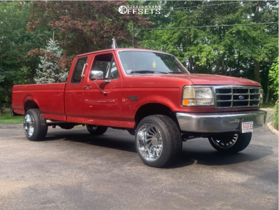 1992 Ford F-250 with 20x12 -51 ARKON OFF-ROAD Caesar and 275/60R20 ...