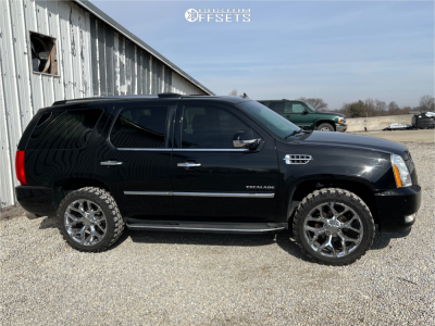 2011 Cadillac Escalade with 22x9 24 Drag DR78 and 33/12.5R22 Gladiator ...