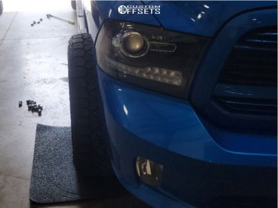 2018 Ram 1500 with 22x12 -51 ARKON OFF-ROAD Churchill and 305/45R22 ...