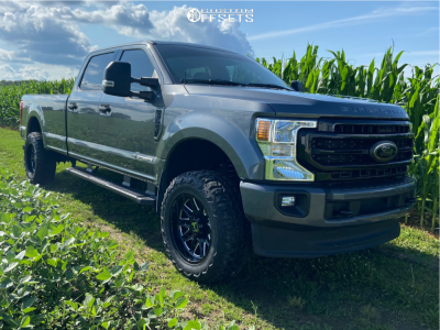 2022 Ford F-350 Super Duty Wheel Offset Aggressive > 1" Outside Fender Leveling Kit | 2723590 ...