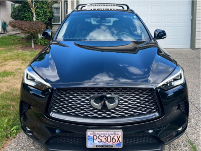 2021 INFINITI QX50 with 20x9.5 45 Rays Engineering Nismo and 265/45R20 ...