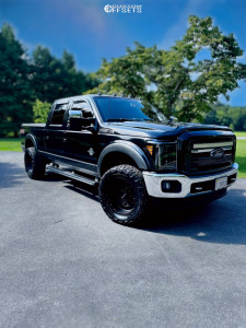 2015 Ford F-250 Super Duty Wheel Offset Aggressive > 1" Outside Fender ...