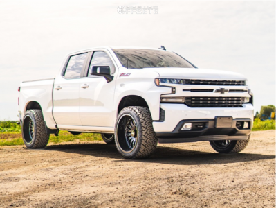 2021 Chevrolet Silverado 1500 Wheel Offset Super Aggressive 3"-5 ...