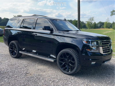 2015 Chevrolet Tahoe with 22x9 24 OE Performance 177 and 275/45R22 ...