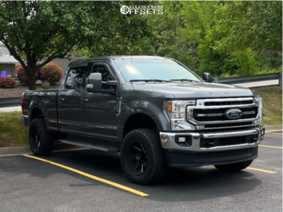 2021 Ford F-250 Super Duty Wheel Offset Aggressive > 1" Outside Fender ...
