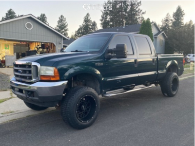 1999 Ford F-250 Super Duty Wheel Offset Aggressive > 1" Outside Fender ...