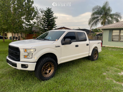 2017 Ford F-150 Wheel Offset Aggressive > 1" Outside Fender Leveling ...