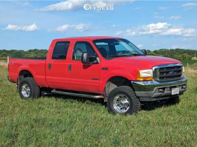 2001 Ford F-350 Super Duty with 17x9 -12 Ultra Type 164 and 33/12.5R17 ...