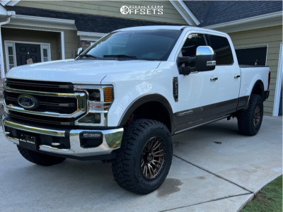 2022 Ford F-250 Super Duty with 20x10 -18 Fuel Rebel 8 and 37/12.5R20 ...