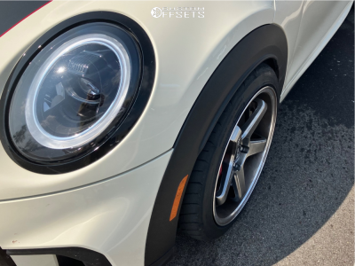 2023 Mini Cooper with 18x8.5 42 F1R Fc5 and 225/40R18 Nitto Neo Gen and ...