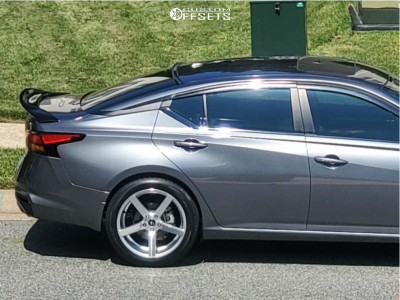 2020 Nissan Altima with 19x8.5 35 Vors Tr5 and 245/45R19 Hankook Ventus ...