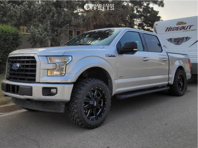 2017 Ford F-150 Wheel Offset Aggressive > 1" Outside Fender Leveling ...