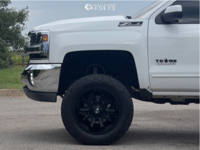 2018 Chevrolet Silverado 1500 with 20x9 0 Vision Bomb and 295/60R20 ...