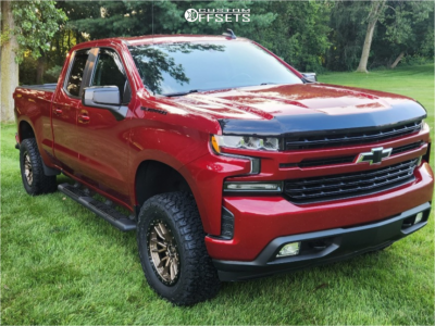 2020 Chevrolet Silverado 1500 Wheel Offset Aggressive > 1" Outside ...