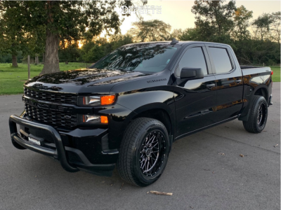 2021 Chevrolet Silverado 1500 with 20x10 -19 Hardcore Offroad Hc22 and ...
