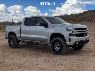 2021 Chevrolet Silverado 1500 with 17x9 0 KMC Km549 and 35/12.5R17 ...
