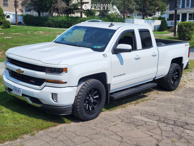2019 Chevrolet Silverado 1500 with 20x9 0 Vision Bomb and 285/55R20 AMP ...