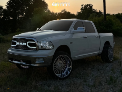 2009 Dodge Ram 1500 with 24x14 -44 Stealth Forged Ruger and 33/13.5R24 ...