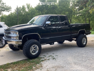 1994 Chevrolet K1500 with 15x12 -73 Mickey Thompson Classic Iii and 33/ ...