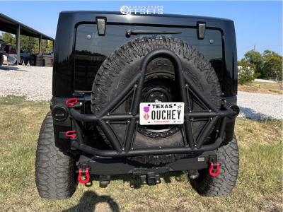 2016 Jeep Wrangler with 17x10 -25 Vision Tactical and 38/13.5R17 ...