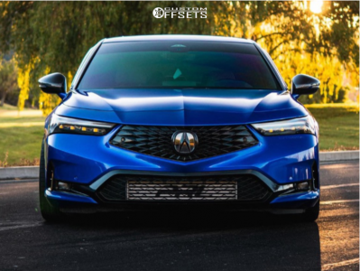 2023 Acura Integra with 18x9.5 38 Volk Te37 Saga S-plus and 265/35R18 ...