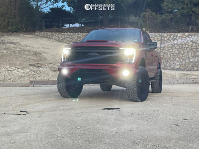 2022 Ford F-150 with 22x10 -19 Vision Brawl and 285/55R22 Falken ...