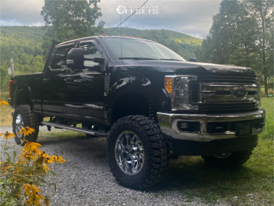 2017 Ford F-250 Super Duty with 20x10 -25 Vision Spyder and 37/13.5R20 ...