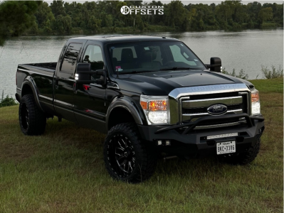 2012 Ford F-350 Super Duty with 22x12 -44 TIS 560bm and 35/13.5R22 Fury ...