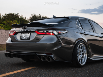 2021 Toyota Camry with 19x9.5 22 ESR Cs12 and 245/35R19 Michelin Pilot ...