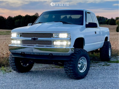 1998 Chevrolet K1500 with 15x12 -73 Mickey Thompson Classic Iii and 33/ ...