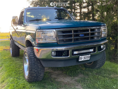 1994 Ford F-250 with 20x12 -51 Vision Spyder and 33/12.5R20 AMP Terrain ...