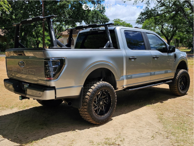 2021 Ford F-150 with 20x10 -12 Force Offroad F01 and 35/12.5R20 Delinte ...