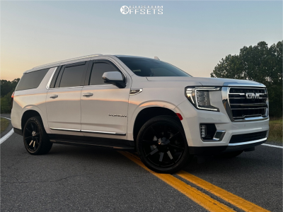 2021 GMC Yukon XL with 22x9.5 18 KMC Slide and 285/45R22 Lexani Lx ...